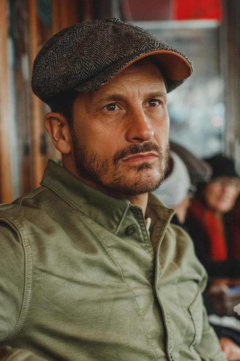 &SONS Thompson Baker Boy Hat | Vintage Style Harris Tweed Baker Boy