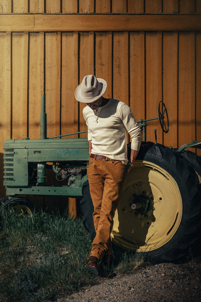 Brandon Overdyed Jean Tan