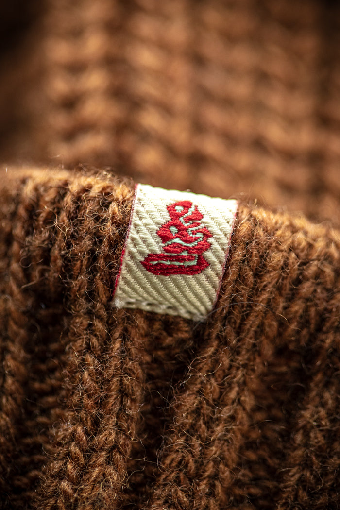 &SONS Port Shawl Collar Jumper Dune