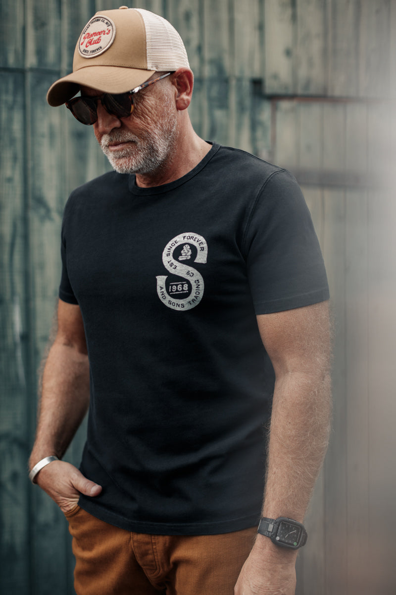 &SONS Sigma T-Shirt Black